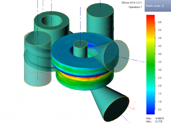 Ring and wheel rolling | QForm