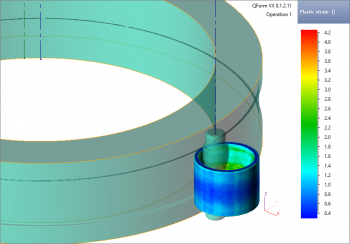 Ring and wheel rolling | QForm